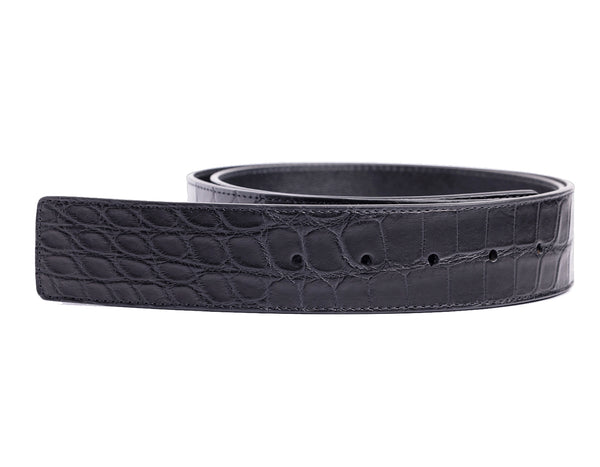 BLACK MATTE ALLIGATOR BELT - Haute Wrap